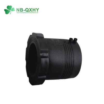 China PE100 Water Supply SDR11 HDPE Fitting Adapter Stub End Electrofusion Flange 90deg Lateral for sale