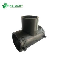 China PE100 Water Supply SDR11 HDPE Fitting Adapter Stub End Electrofusion Flange 90deg Lateral for sale