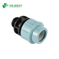 China Complete Size Connection Female 100% Material Light Blue Plastic PP Fitting Italy Style for sale