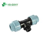 China Complete Size Connection Female 100% Material Light Blue Plastic PP Fitting Italy Style for sale