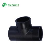 China HDPE Pipe Fitting Equal Tee Butt Welding Tee with Pn6 Pressure Rating and Reducing Tee for sale