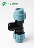 China Complete Size Light Blueitaly Type Plastic Compression Fittings with Reinforcing Ring for sale