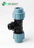 China Complete Size Light Blueitaly Type Plastic Compression Fittings with Reinforcing Ring for sale
