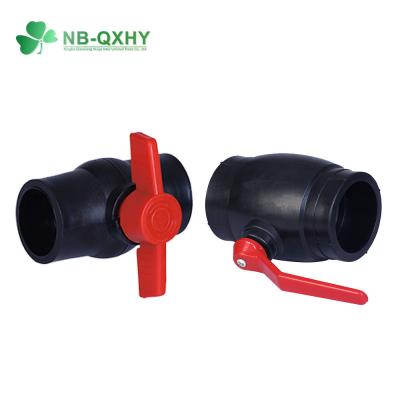 China Water Supply HDPE Pipe Fitting Valve Socket Fusion Ball Valve with SDR13.6 Welding Type for sale