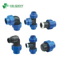 China Compression Union PP Compact Ball Valve Made of 100% Material for Equal for sale