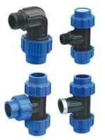 China Plastic Material Like 100% Material PP Compression Fittings at for Irrigation Standard for sale