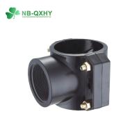 China PP Compression Fittings Saddle Clamp for Irrigation DIN BS Standard and Equal Design for sale