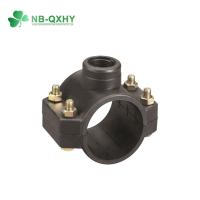 China PP Compression Fittings Saddle Clamp for Irrigation DIN BS Standard and Equal Design for sale