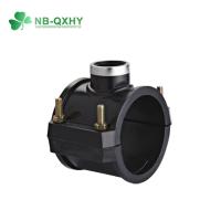China PP Compression Fittings Saddle Clamp for Irrigation DIN BS Standard and Equal Design for sale