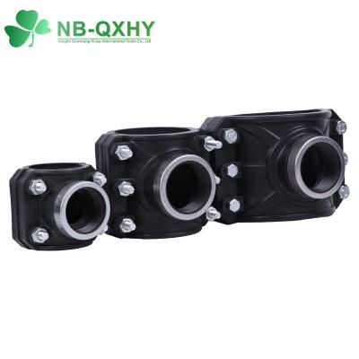 China 90 Degree Angle PP PE Pipe Fittings Saddle Clamp Pn16 Pn10 HDPE for Irrigation for sale