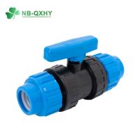 China PP Compression Fitting Plastic Union Ball Valve Foot Valve Butterfly Valve Top Choice for sale