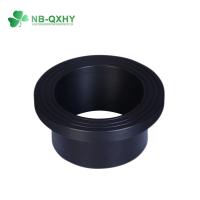 China Black SDR11 Buttfusion HDPE Pipe Fitting Four Way Tee Cross Tee for Gas and Water Supply for sale