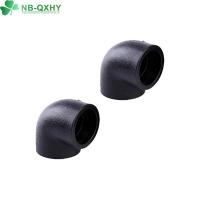 China SDR11 45 Degree Elbow HDPE Water Pipe Fittings 20mm to 355mm 100% Material Guaranteed for sale