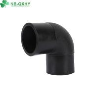 China SDR11 45 Degree Elbow HDPE Water Pipe Fittings 20mm to 355mm 100% Material Guaranteed for sale