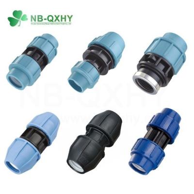China 16mm to 110mm PP Compression Pipe Fitting for Thread Connecting in Water Supply System for sale