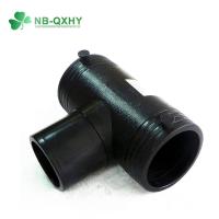 China Flexible HDPE Electrofusion Tee Elbow for Liquid Delivery SDR11 PE100 Different Sizes for sale