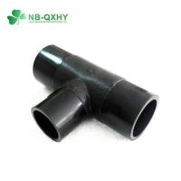 China Universal QX HDPE Injection Butt Fusion Pipe Fittings Tee within HDPE 63mm 75mm 110mm for sale