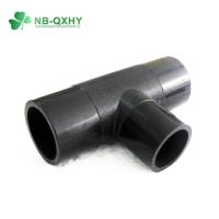 China Universal QX HDPE Injection Butt Fusion Pipe Fittings Tee within HDPE 63mm 75mm 110mm for sale