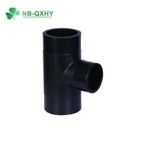 China Universal QX HDPE Injection Butt Fusion Pipe Fittings Tee within HDPE 63mm 75mm 110mm for sale