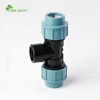 China 100% Material PP Compression Fittings Female Elbow for Irrigation Germany Standard PN16 for sale