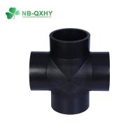 China Flange Cross HDPE Butt Fusion Fitting for Gas and Water Supply Expansion Joint for sale