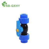 China Plastic PVC Double Union Ball Valve for Household Usage in Middle East and Africa for sale