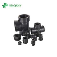 China Black Irrigation Radiation Protection Polypropylene Hose with PP Compression Elbow Fitting for sale