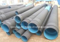 China Professional Gray and Black HDPE Double Wall Corrugated Drainage Pipe with Hollow for sale