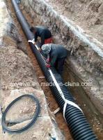 China Round Thermoplastic Pipe for Corrugated Plastic Culvert HDPE Corrugated Pipes for sale