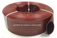 China QX Flexible PVC Layflat Water Discharge Delivery Pipe Hose for Drip Irrigation Pump for sale