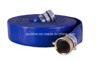 China QX Flexible PVC Layflat Water Discharge Delivery Pipe Hose for Drip Irrigation Pump for sale