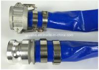China QX Flexible PVC Layflat Water Discharge Delivery Pipe Hose for Drip Irrigation Pump for sale