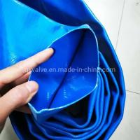 China QX High Pressure 6 Inch PVC Layflat Hose for Water Irrigation Thickness 1mm-4mm for sale