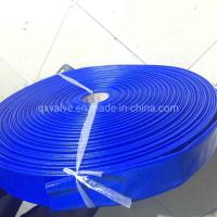 China QX High Pressure 6 Inch PVC Layflat Hose for Water Irrigation Thickness 1mm-4mm for sale