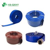 China PVC Corrosion Resistant Layflat Discharge Hose for Water Irrigation 3/4