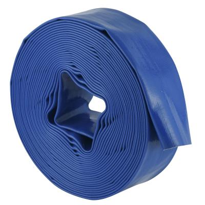 China 1mm-4mm Thickness High Pressure PVC Layflat Hose for Water Discharge from 3/4