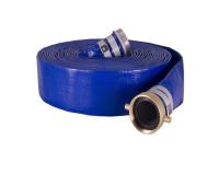 China 1mm-4mm Thickness High Pressure PVC Layflat Hose for Water Discharge from 3/4