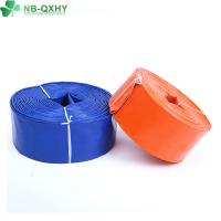 China 30m Length Colourful PVC Layflat Hose for Irrigation Water Pipe Grey Colour for sale
