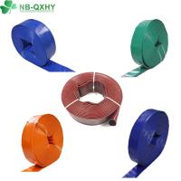 China Colorful Agricultural PVC Layflat Hose 1-8 Inch for Watering Irrigation Efficiency for sale