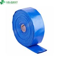 China QX Standard DIN Agriculture Irrigation PVC Layflat Hose in Optional Size and Custom Color for sale