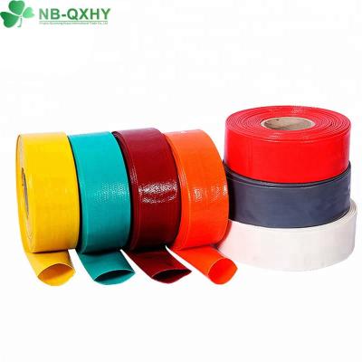 China Customized PVC Water Layflat Hose in All Sizes and Optional Colours for Agricultural for sale