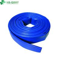 China Blue Type Flexible PVC Layflat Hose with Corrosion Resistance and High Thickness for sale