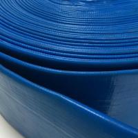 China 50m Length Blue PVC Layflat Hose Corrosion Resistant for Agricultural Watering System for sale