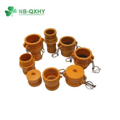 China Nylon Camlock Coupler Disconnect Hose Fitting with Male Thread Distribution Casting for sale