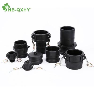 China QX Customized Request PP Quick Camlock Fitting Type a Male Adapter X Female for sale