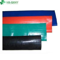 China Agriculture Irrigation PVC Lay Flat Hose 4 Bar Watering with Corrosion Resistant for sale