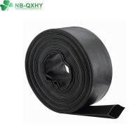 China 1mm-4mm Thickness Colorful PVC Layflat Plastic Discharge Hose for Agriculture Irrigation for sale