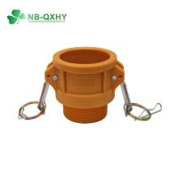 China Layflat Hose Camlock Fitting Surface Brushed Aluminum Brass Nylon PP Ss Type B 1/2