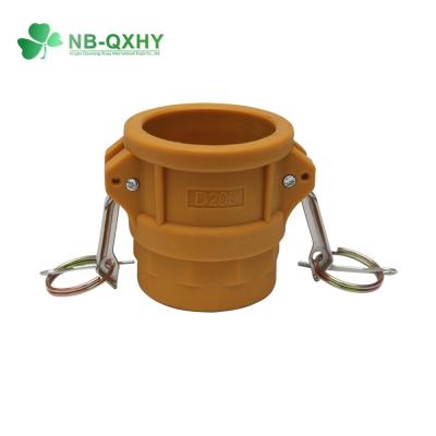 China Camlock Fitting Hose Coupling Quick Adapter Type D for Female Thread Distribution for sale