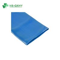 China Blue 50m Length High Pressure Resistance Plastic Layflat Hose for Agriculture Industry for sale